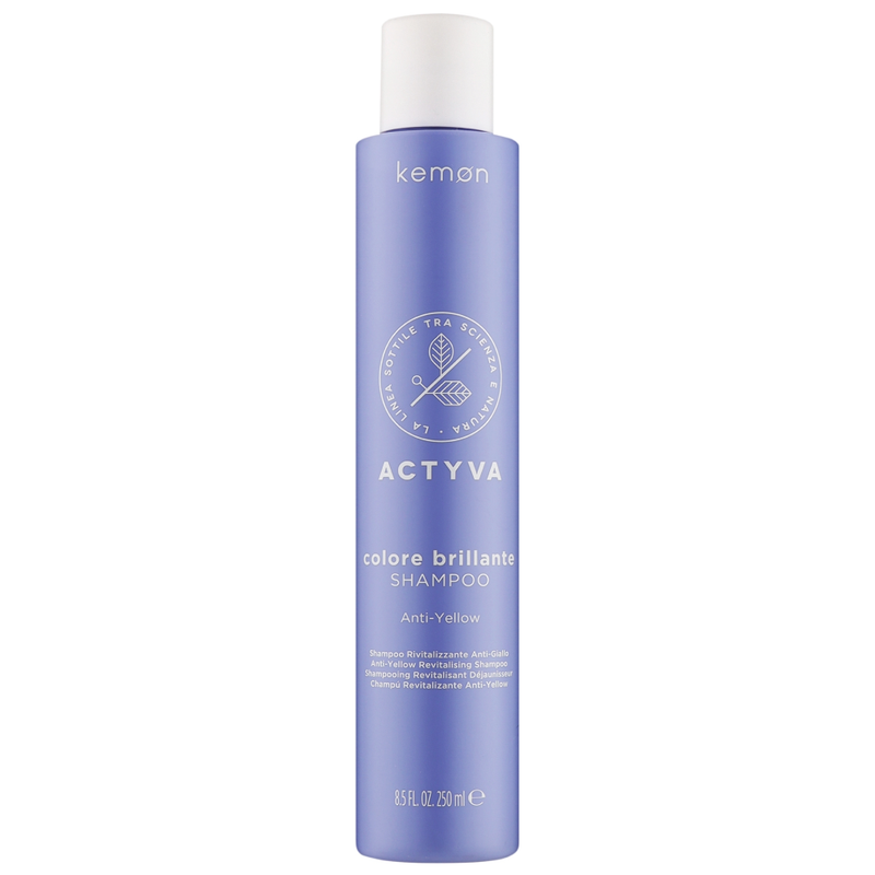 Kemon - Actyva Colore Brillante Anti-Yellow Champú 250 ml